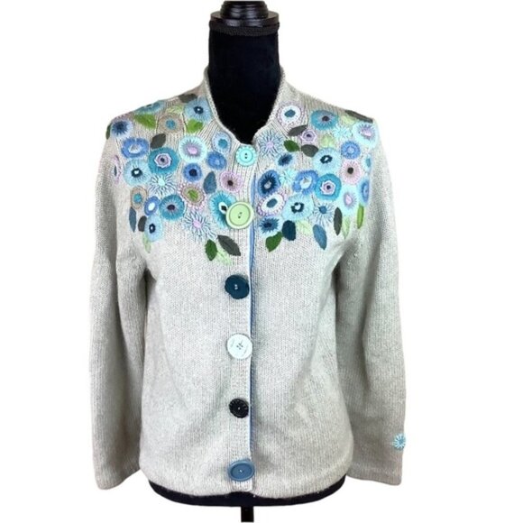 Sigrid Olsen | Sweaters | Vintage Silk Blend Sigrid Olsen Embroidered ...